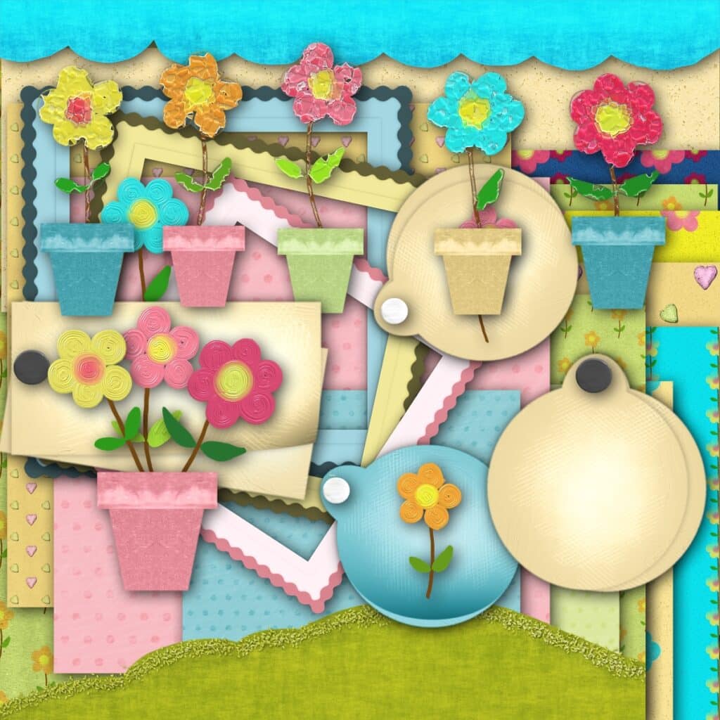 Make Superb Spring Pages and Scrapbooks!